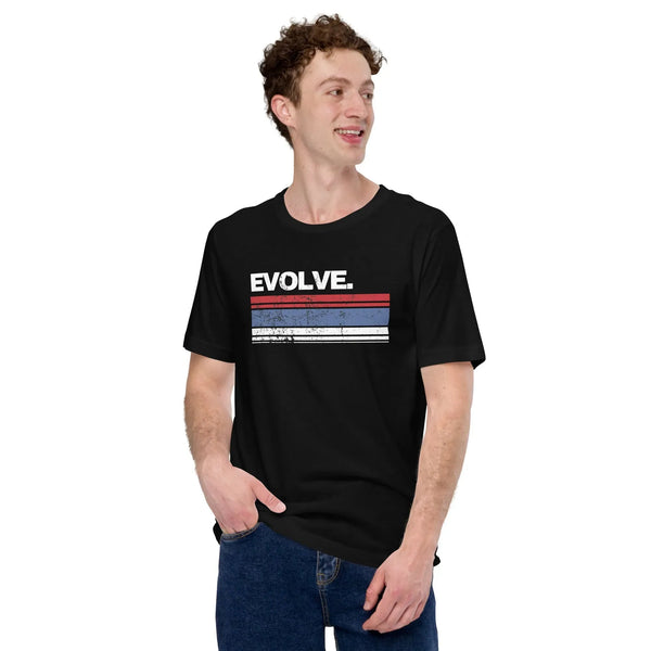 Essentials - Evolve | Striped, Printed, Black TShirt – EMPULSE